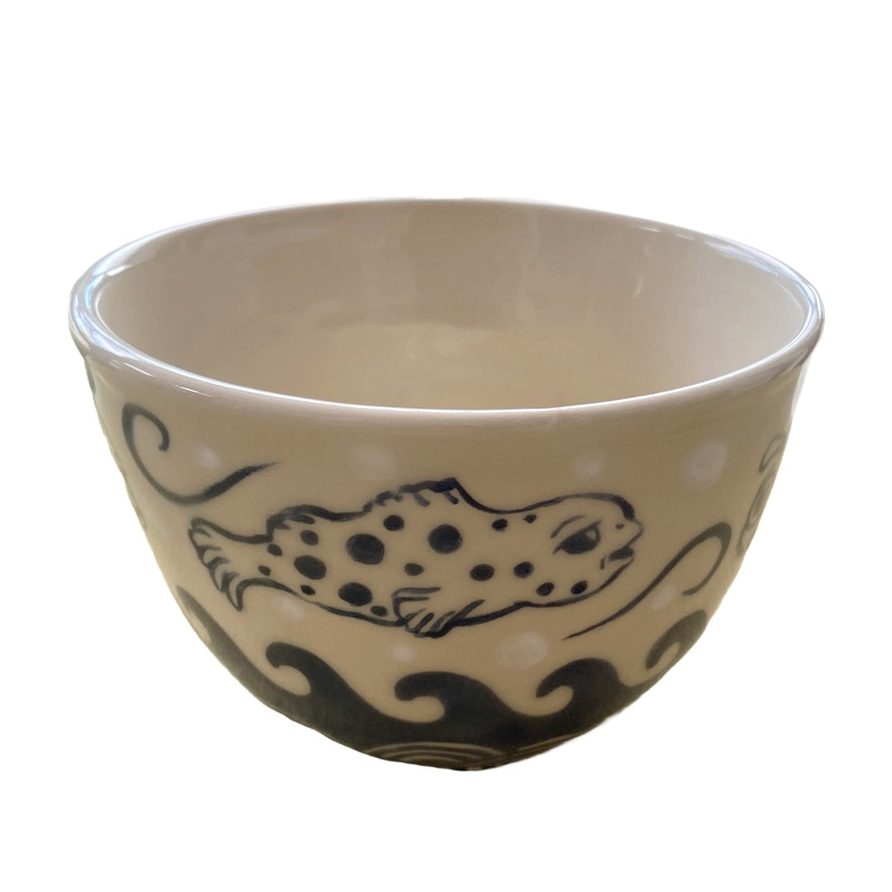 JANE JEHNE | 'Stoned Puffer Fish Series - Rice Bowl (1)' | Glazed Cera ...
