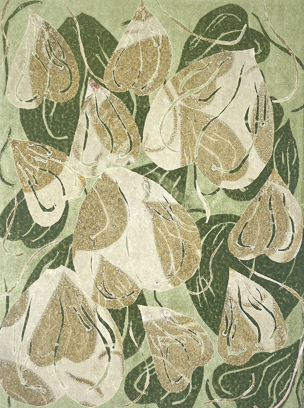 FRED JOE - Moa Arts | 'Nagul (Leaf)' | Monoprint on BFK Rives paper – NorthSite Store