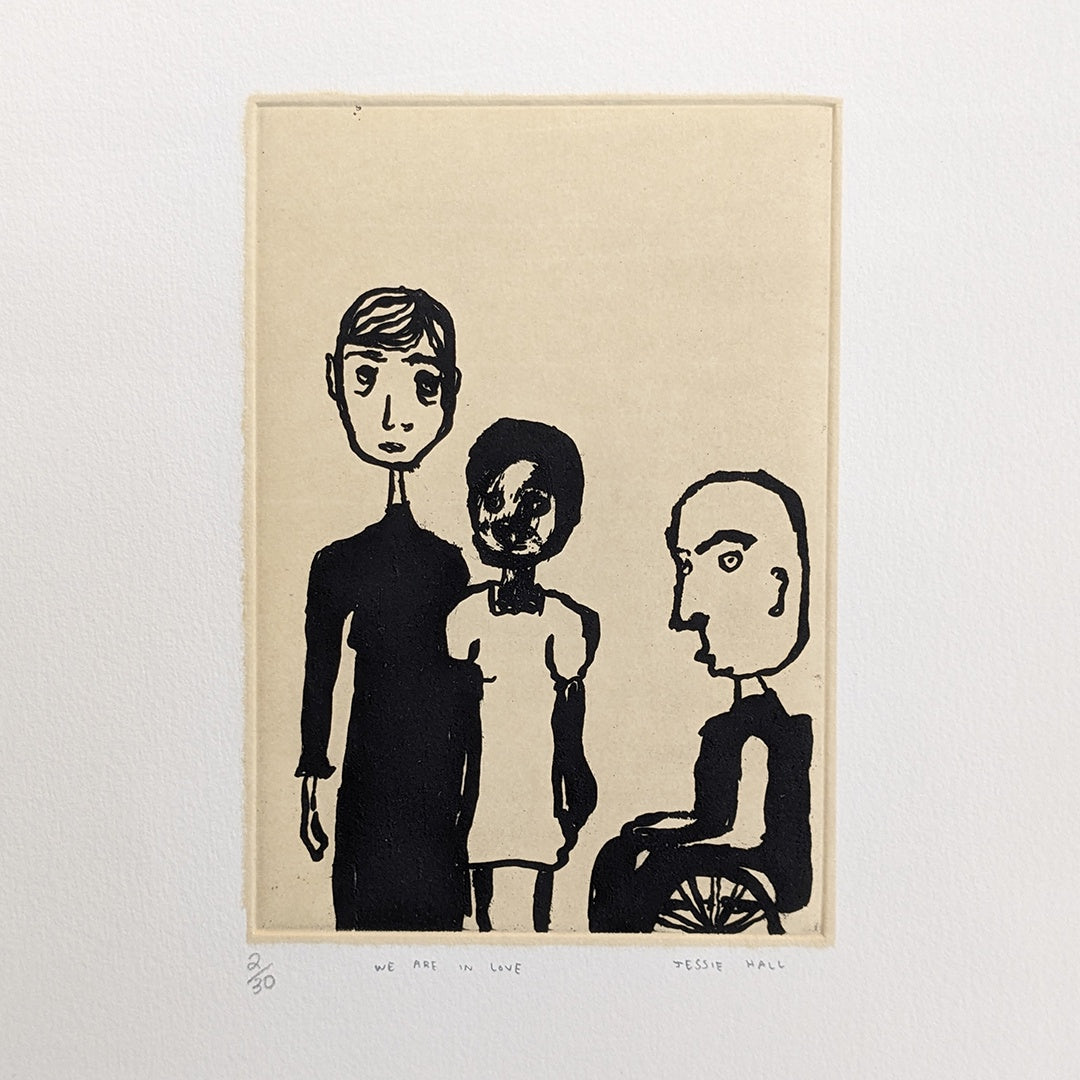 JESSIE HALL | 'We are in love' | Etching – NorthSite Store