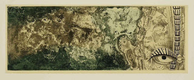 BRIAN ROBINSON | 'Ilan mask I' | Etching / Two Colours – NorthSite Store