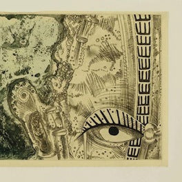BRIAN ROBINSON | 'Ilan mask I' | Etching / Two Colours – NorthSite Store